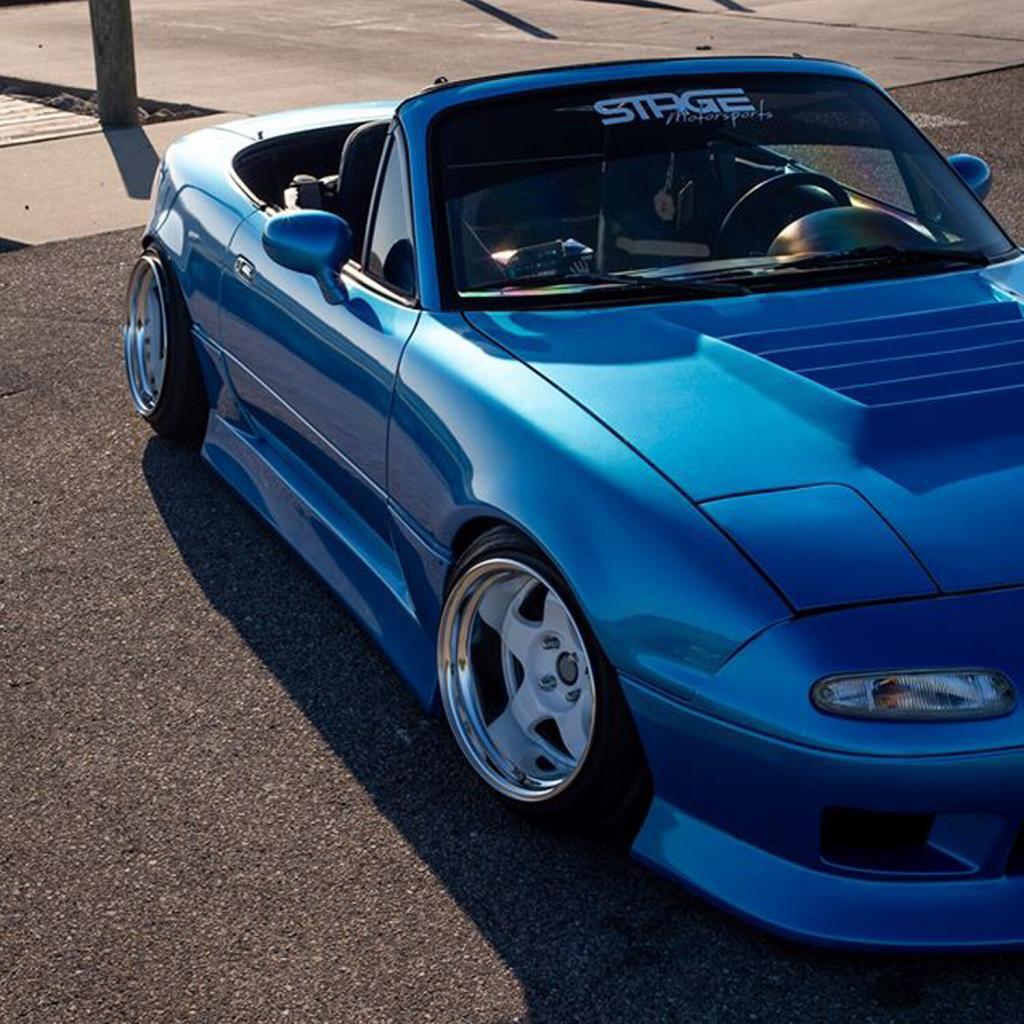 Mazda Miata 1990-1997 Deuce Style 2 Piece Polyurethane Side Skirts