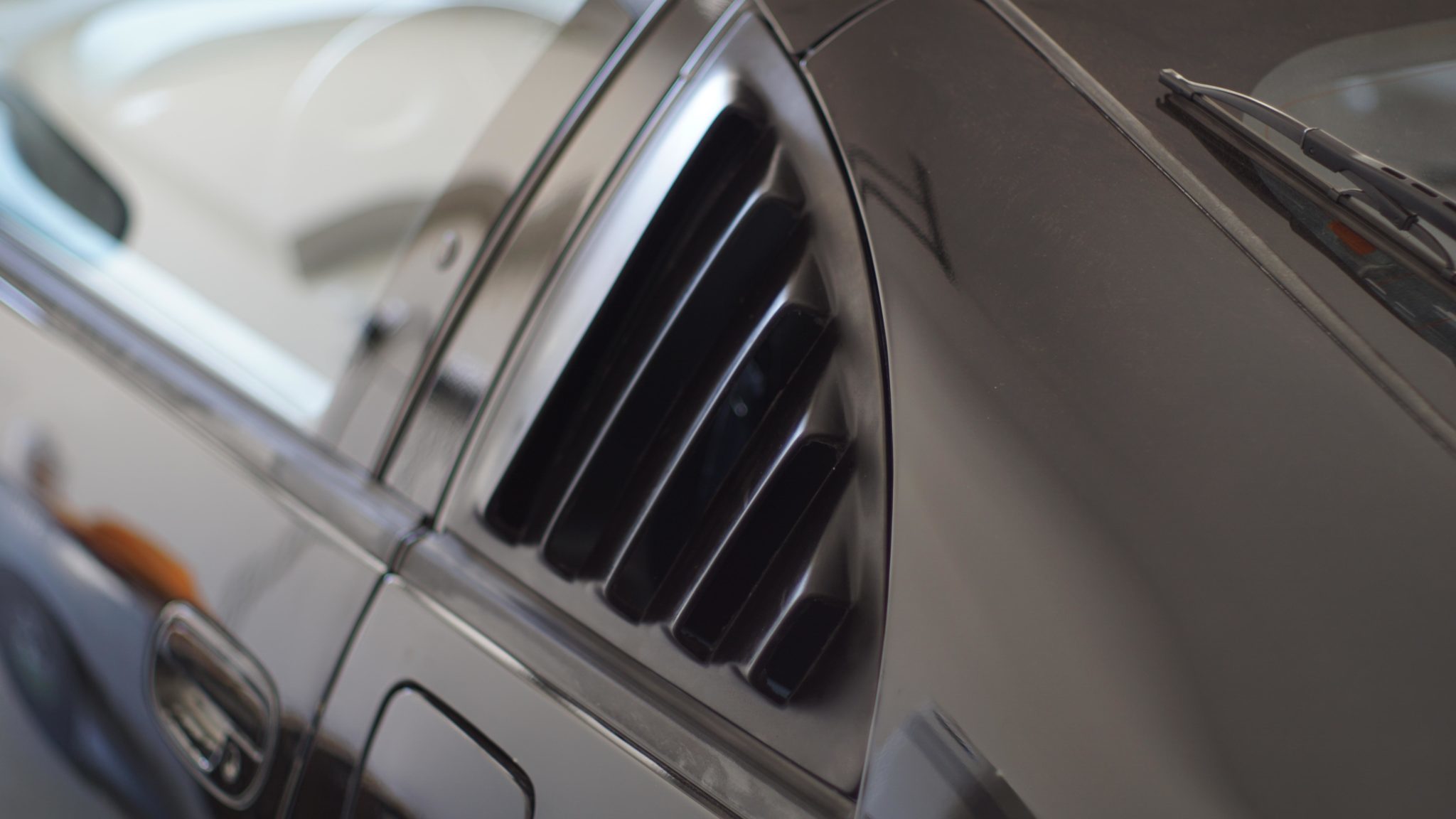 Nissan 300ZX 1990-1996 2+2 KBD Louvered 2 Piece Polyurethane Window Scoops
