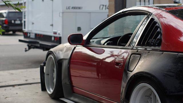 Nissan 300ZX 1990-1996 2+2 KBD Louvered 2 Piece Polyurethane Window Scoops