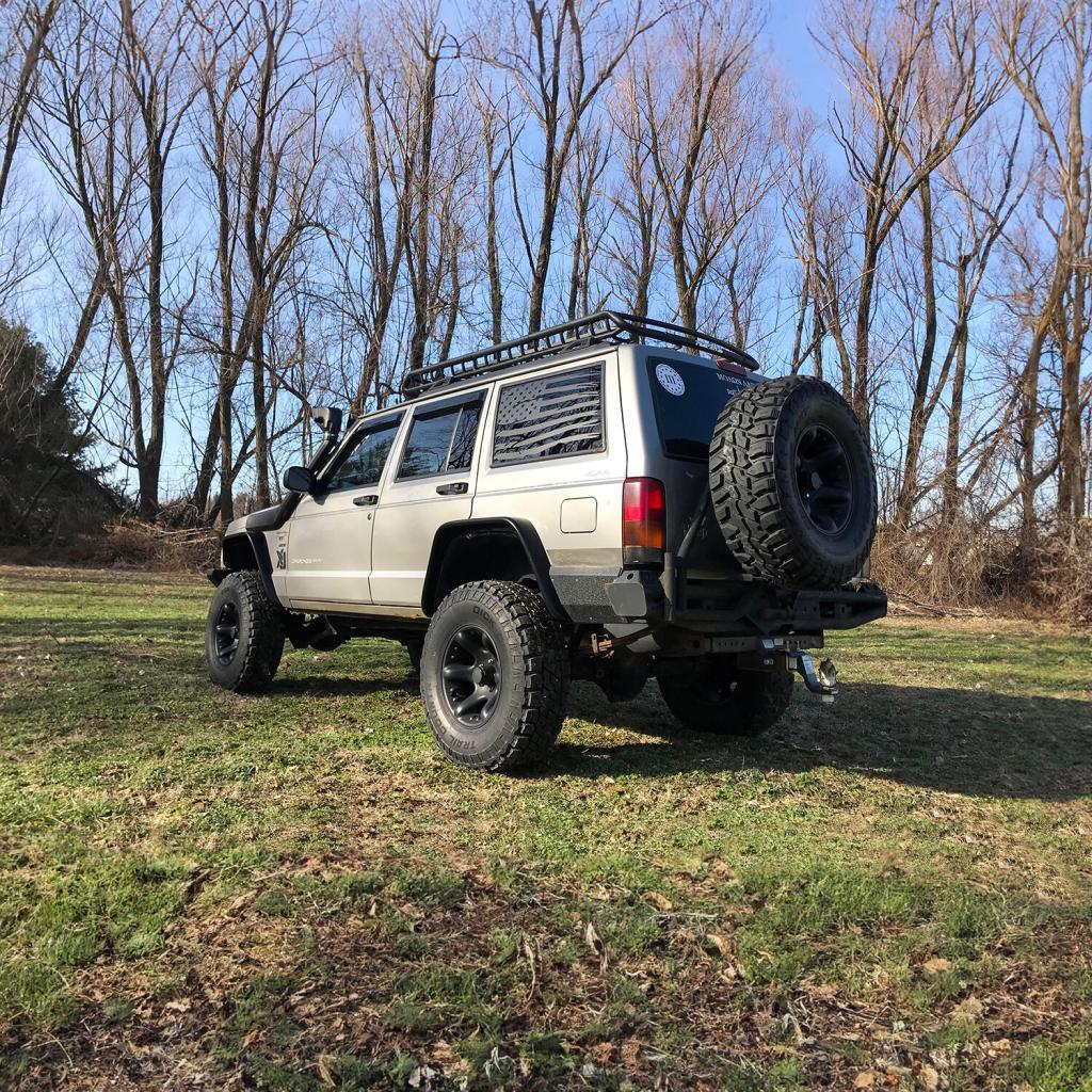 Jeep Cherokee XJ 1984-2001 Front & Rear 4 Piece Polyurethane Fender ...