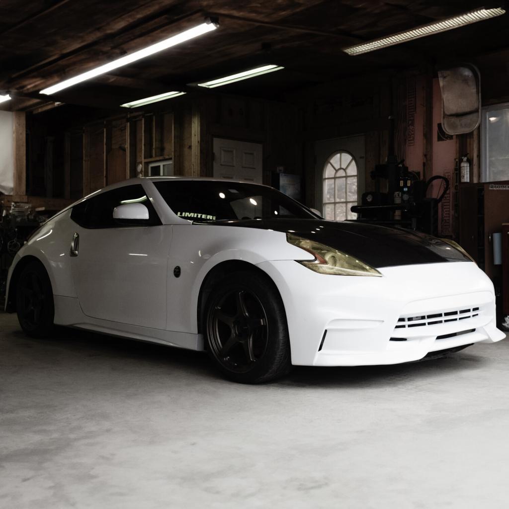 Nissan 370Z 2009-2020 Nismo V2 Style 1 Piece Polyurethane Front Bumper