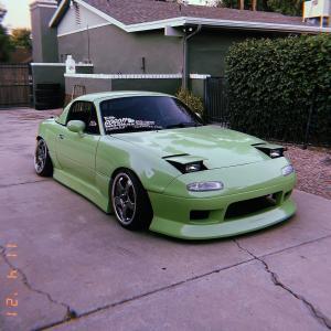 Mazda Miata 1990-1997 Deuce Style 4 Piece Polyurethane Full Body Kit